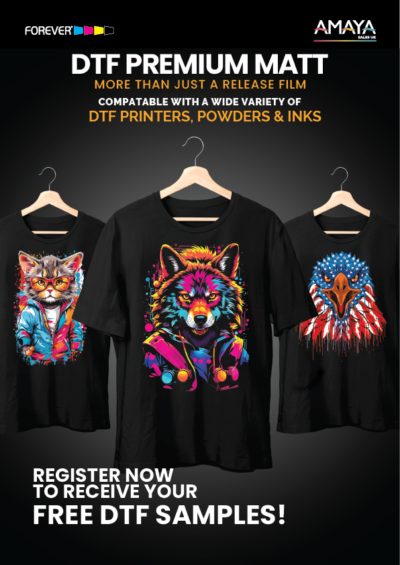 FOREVER DTF FILM SAMPLE PACK - Amaya Sales UK